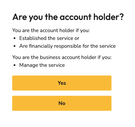 Re-registering for a PG&E Online Account